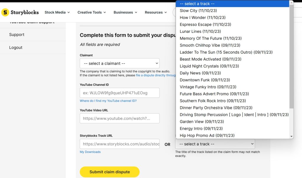 Solving Content ID Claims for Stock Audio - Storyblocks