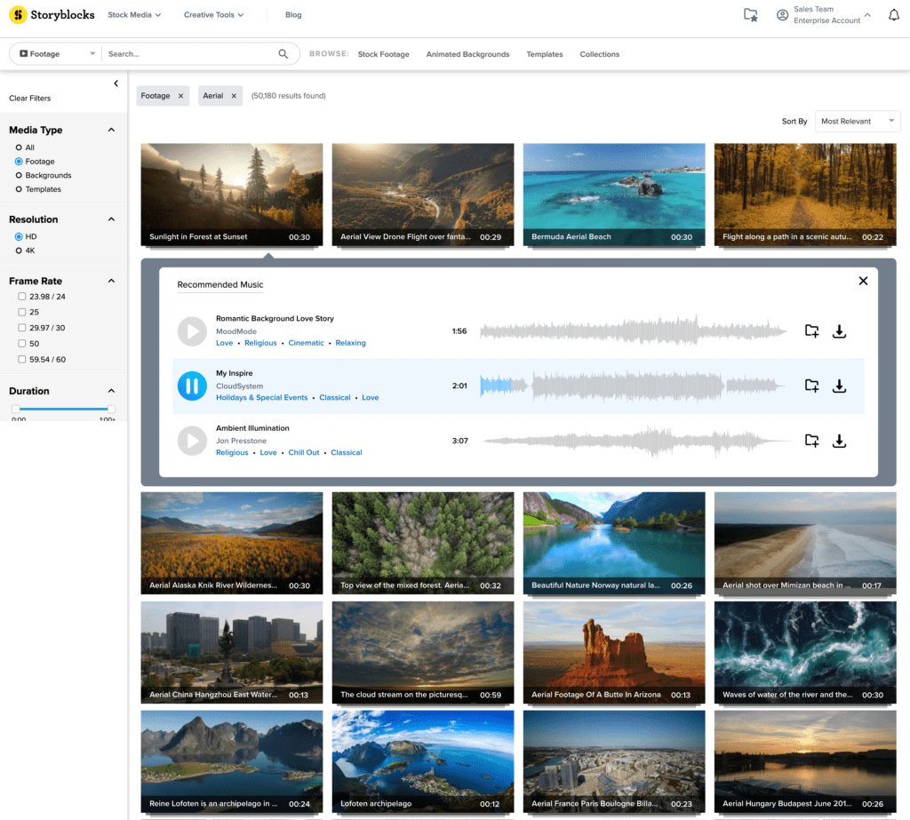 How Recommended Music and other Storyblocks Innovations Work