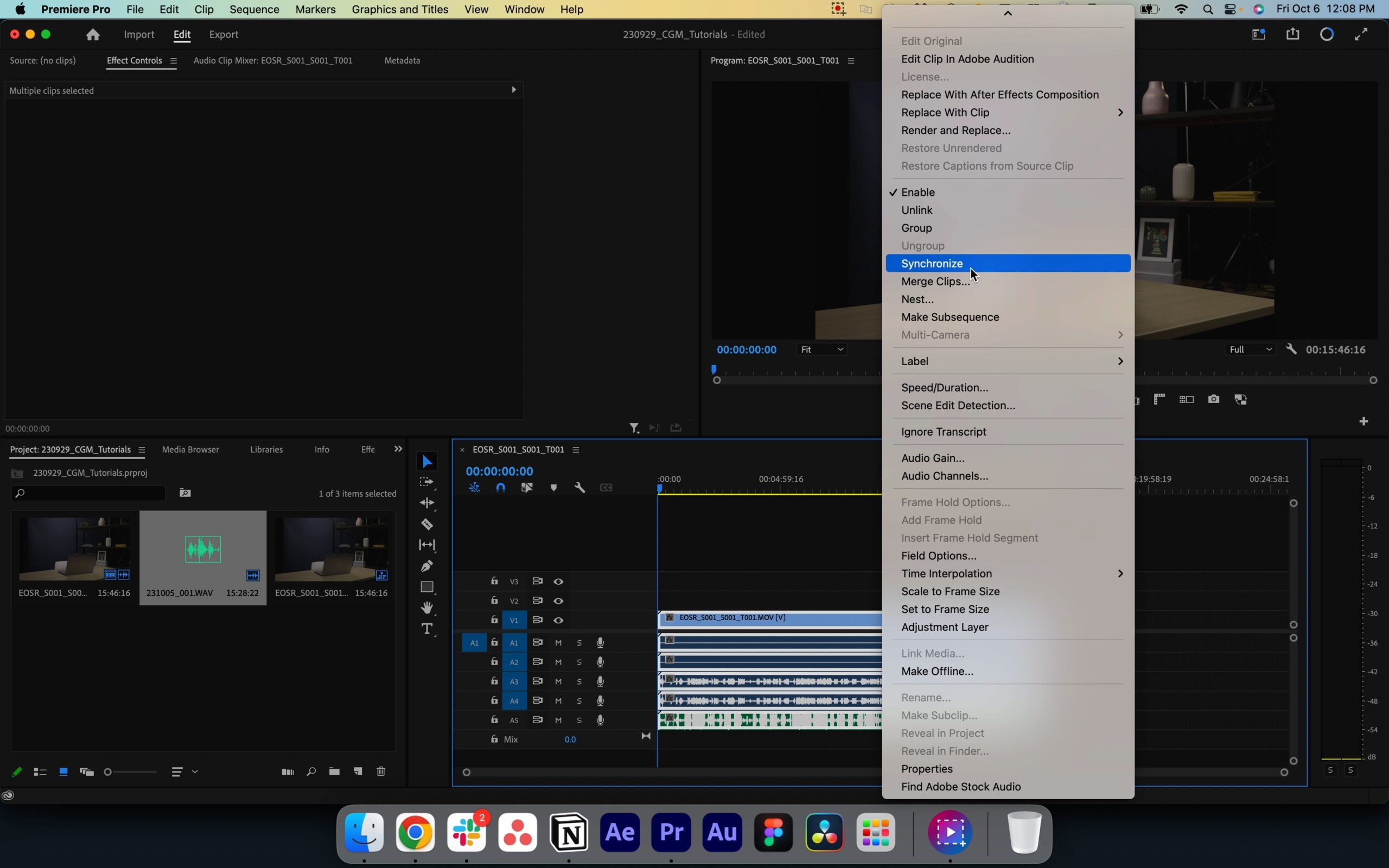 How to sync audio and video in Premiere Pro - Storyblocks