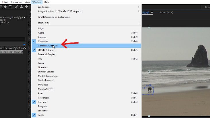 After Effects Content Aware Fill Tutorial - Storyblocks