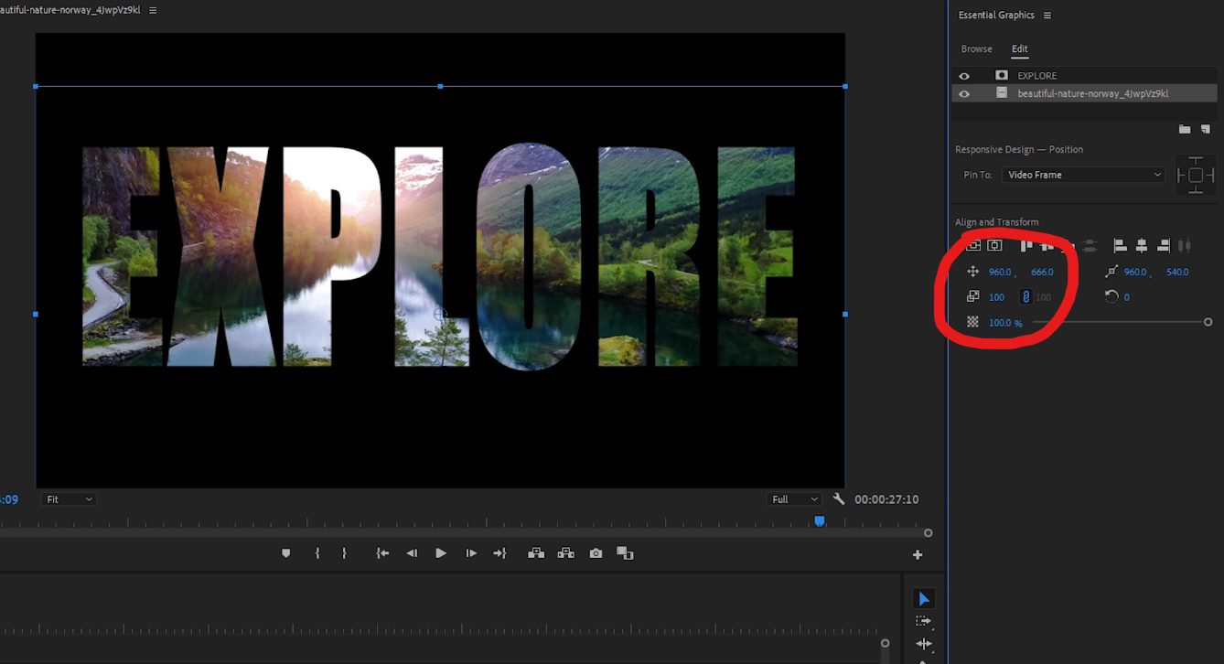 How to put video inside text using Premiere Pro - Storyblocks