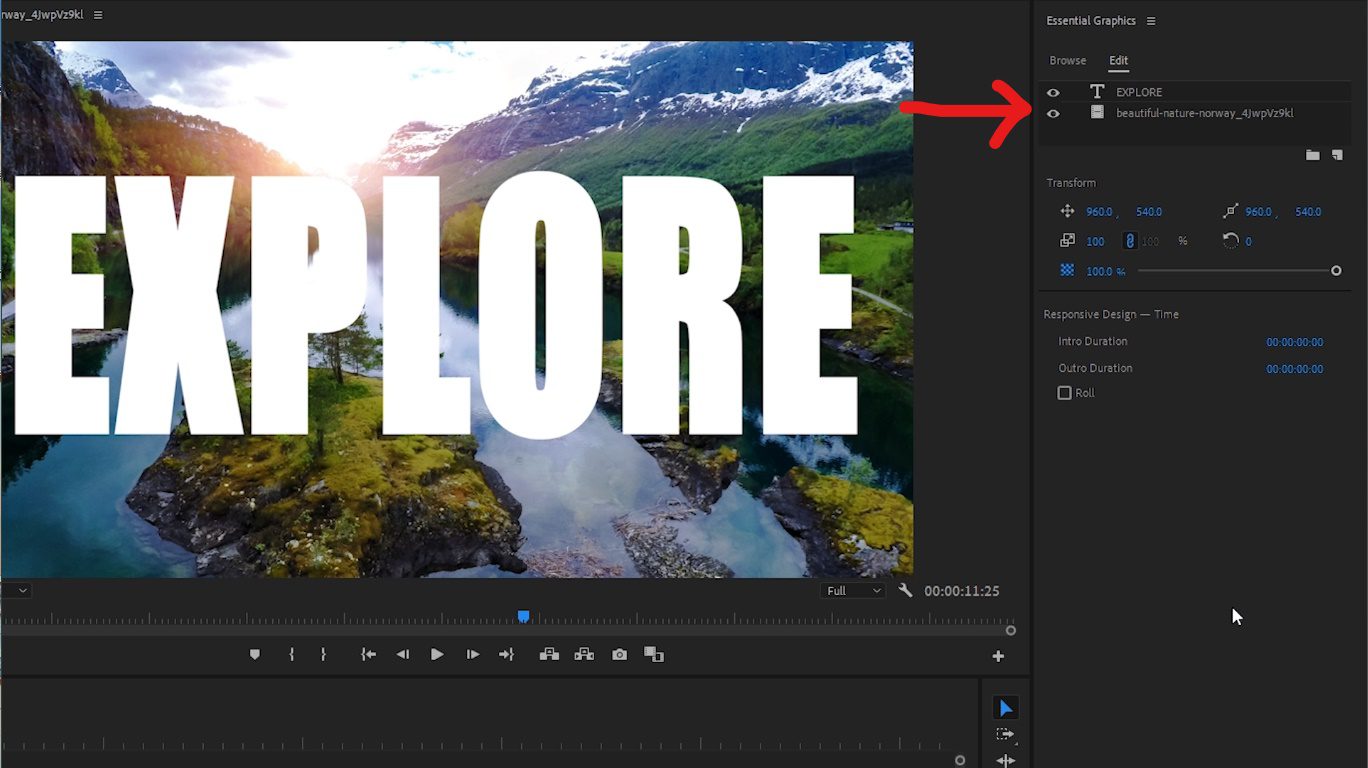 How to put video inside text using Premiere Pro - Storyblocks
