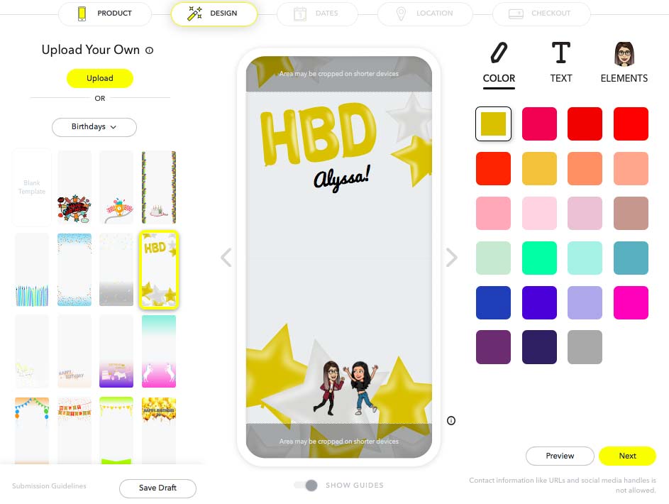 How to Make and Add Snapchat Filters - Storyblocks