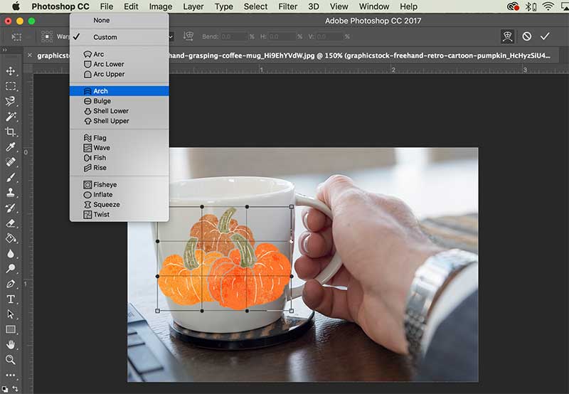 How to Wrap an Image Around an Item in Photoshop - Storyblocks