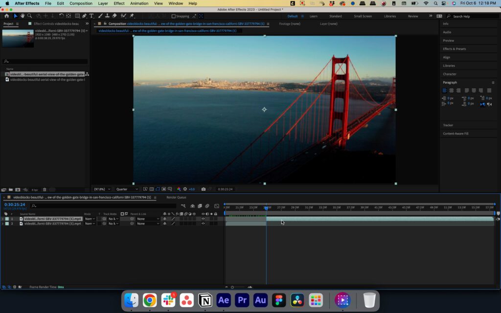 How to cut a clip in After Effects - Storyblocks