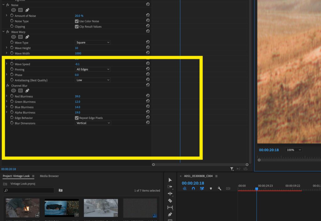 Create a Vintage Effect Using Premiere Pro - Storyblocks