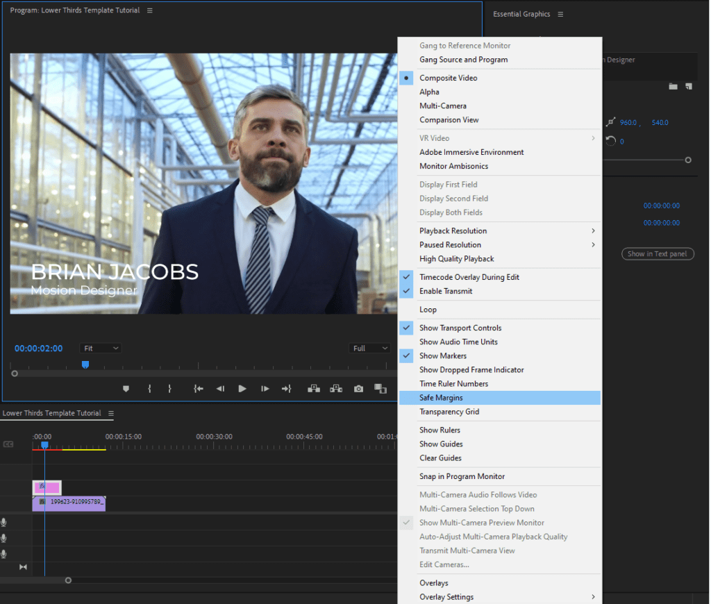 How to add lower third templates in Adobe Premiere - Storyblocks