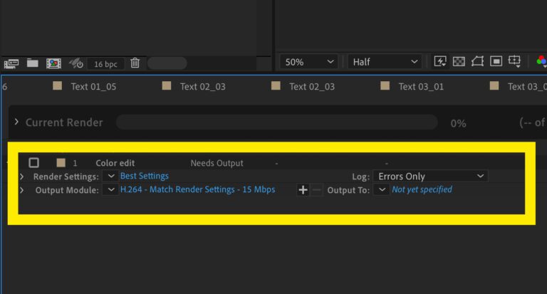 How to render in After Effects - Storyblocks