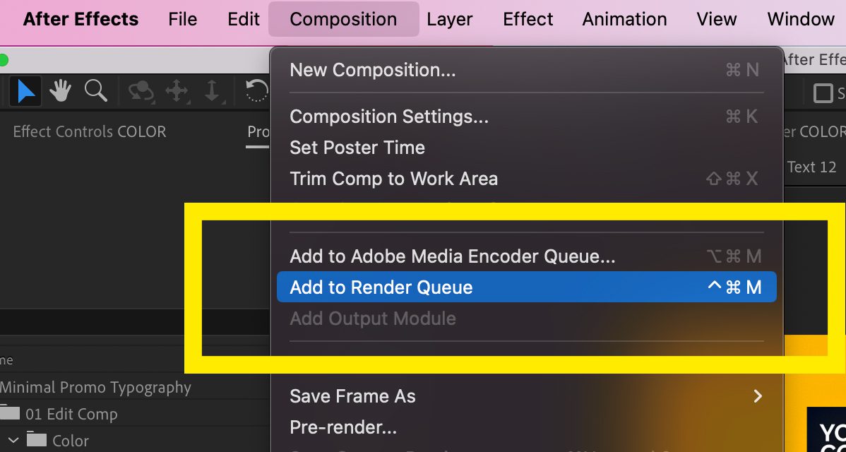 How to render in After Effects - Storyblocks