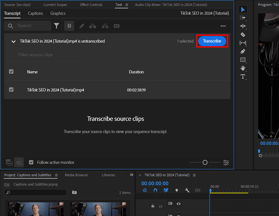 How to add captions or subtitles in Premiere Pro - Storyblocks