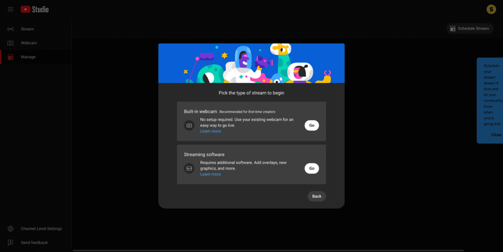 How to live stream on YouTube - Storyblocks