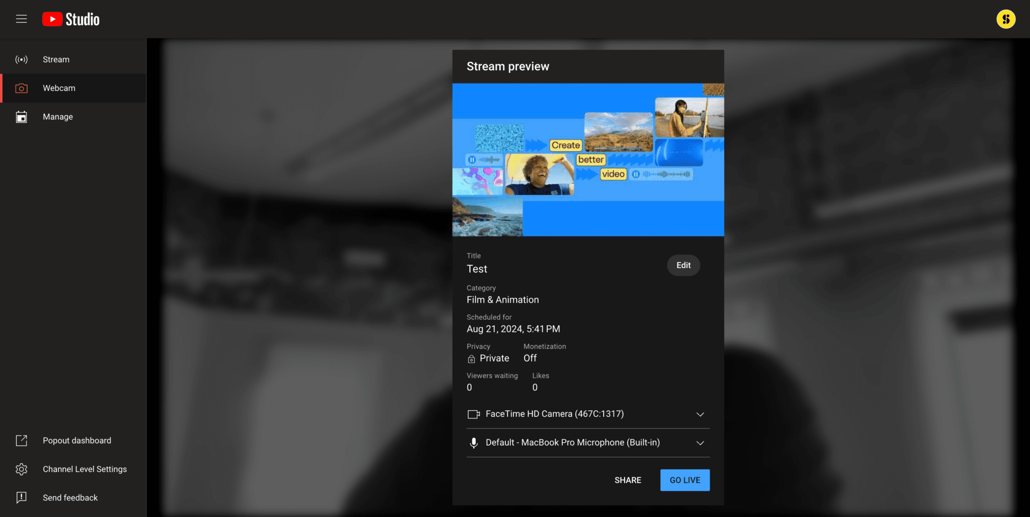 How to live stream on YouTube - Storyblocks