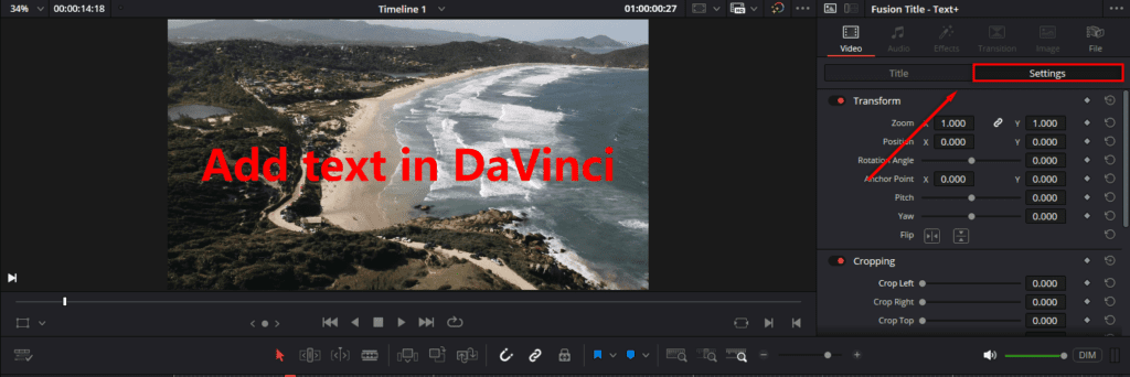 How to add text in DaVinci Resolve - Storyblocks