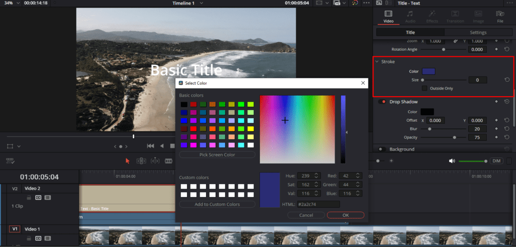 How to add text in DaVinci Resolve - Storyblocks