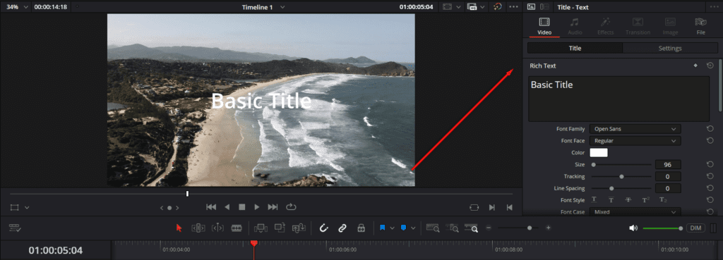 How to add text in DaVinci Resolve - Storyblocks
