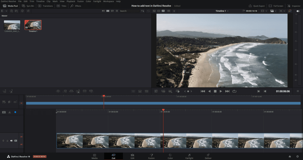 How to add text in DaVinci Resolve - Storyblocks