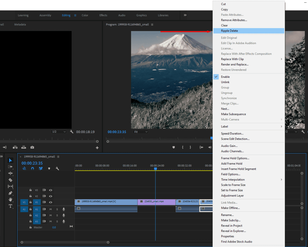 How to use the ripple edit tool in Premiere Pro - Storyblocks