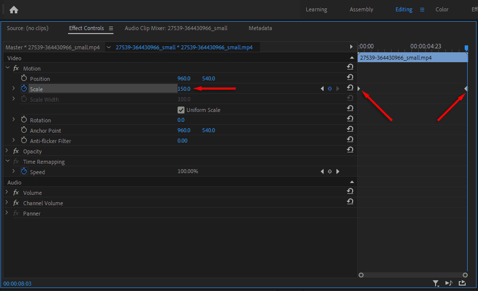 How to use keyframes in Premiere Pro - Storyblocks