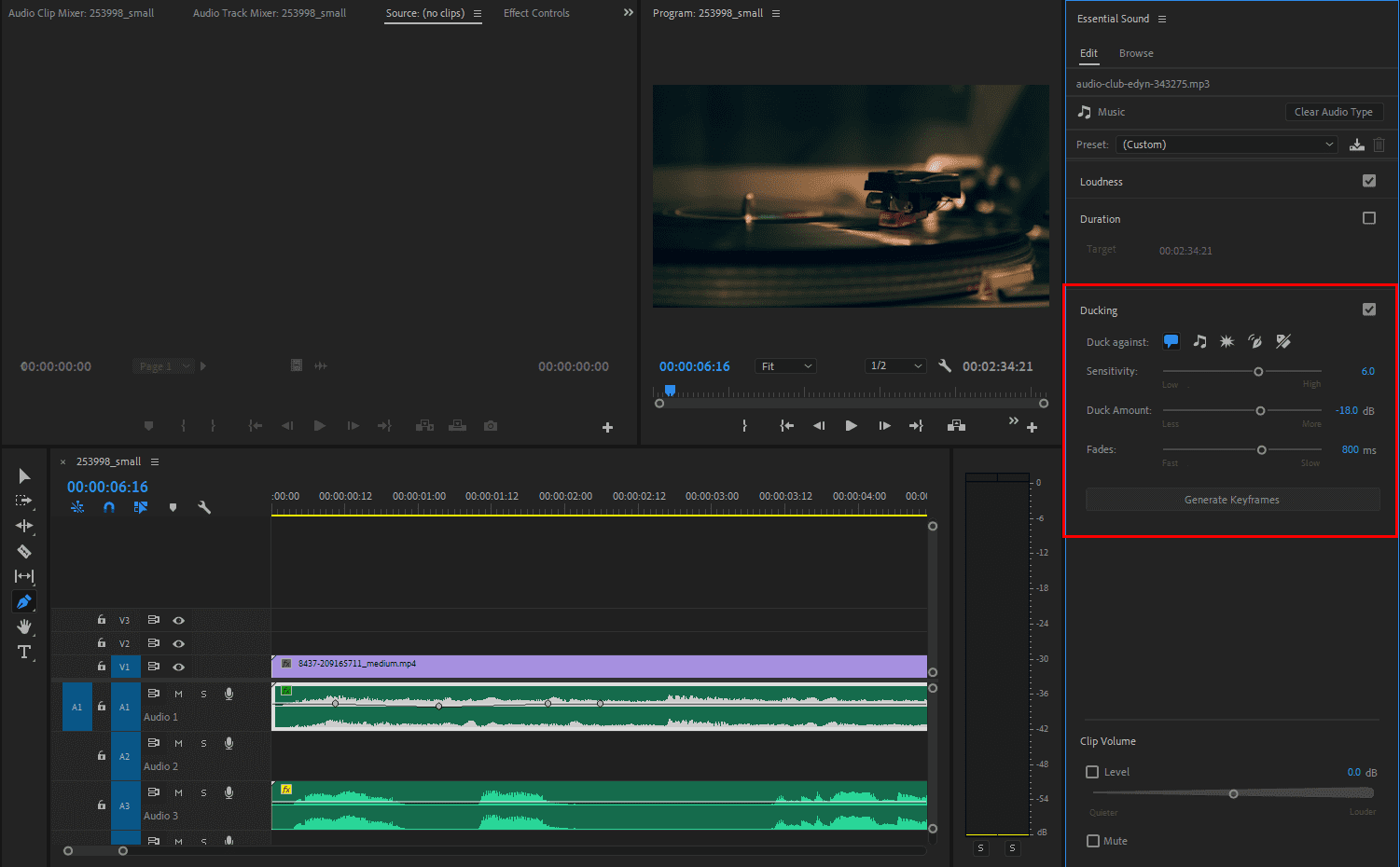 How to balance audio in Premiere Pro - Storyblocks