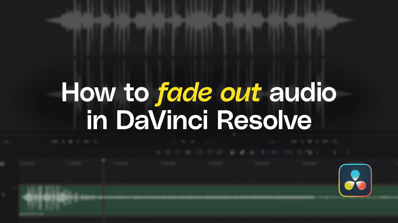 How to fade out audio in DaVinci Resolve - Storyblocks