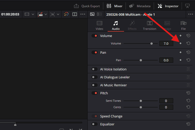 How to fade out audio in DaVinci Resolve - Storyblocks