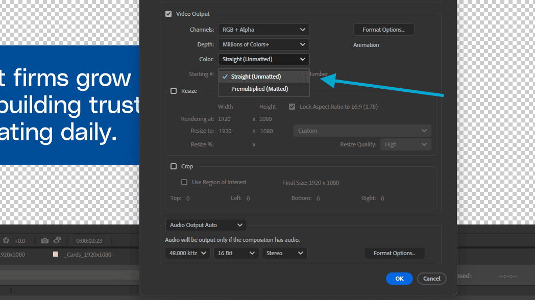 How to create and export alpha channels - Storyblocks