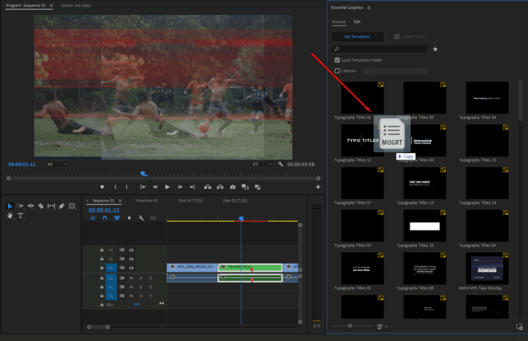How to use and customize templates in Premiere Pro - Storyblocks