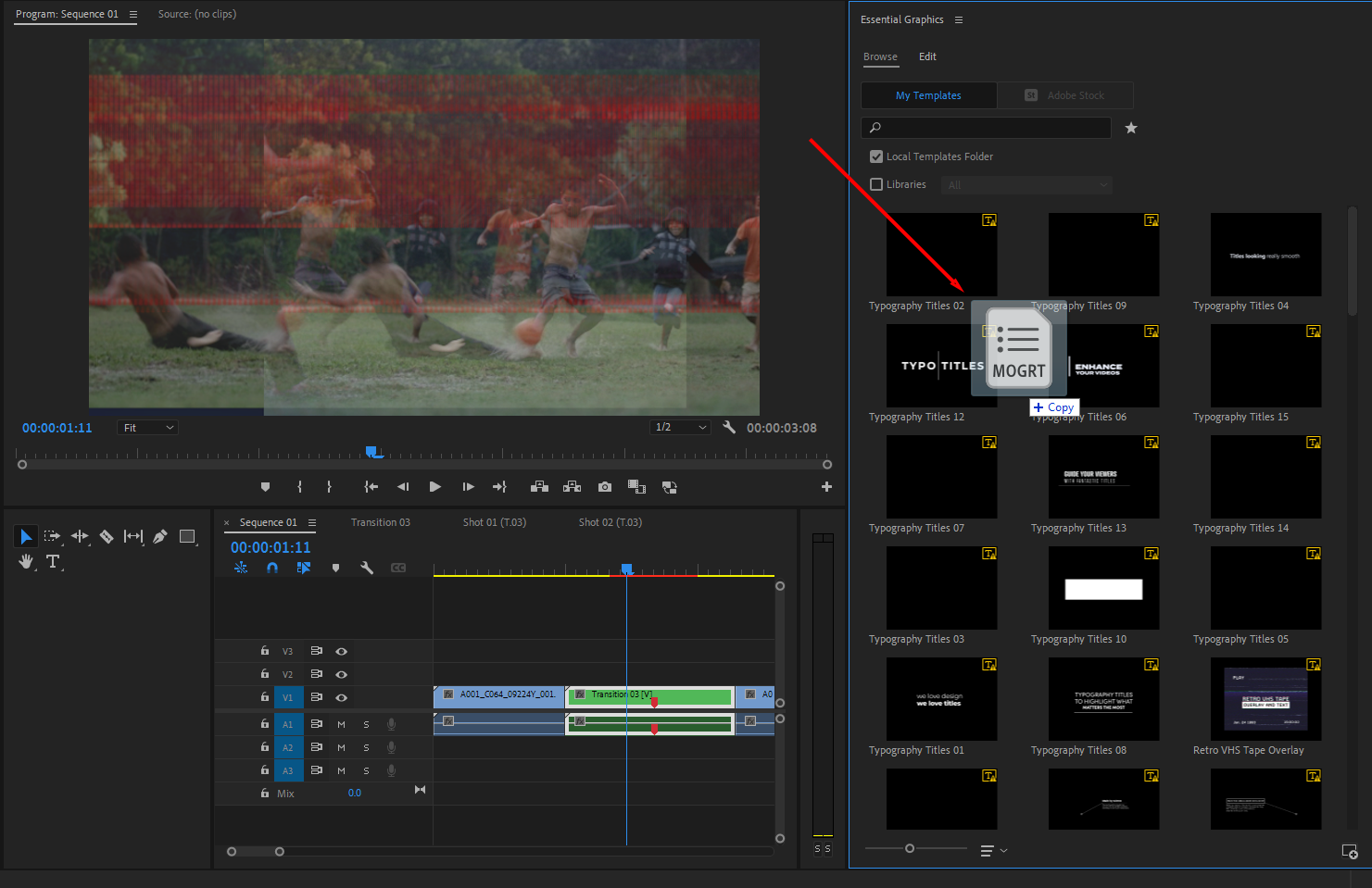 How to use and customize templates in Premiere Pro - Storyblocks